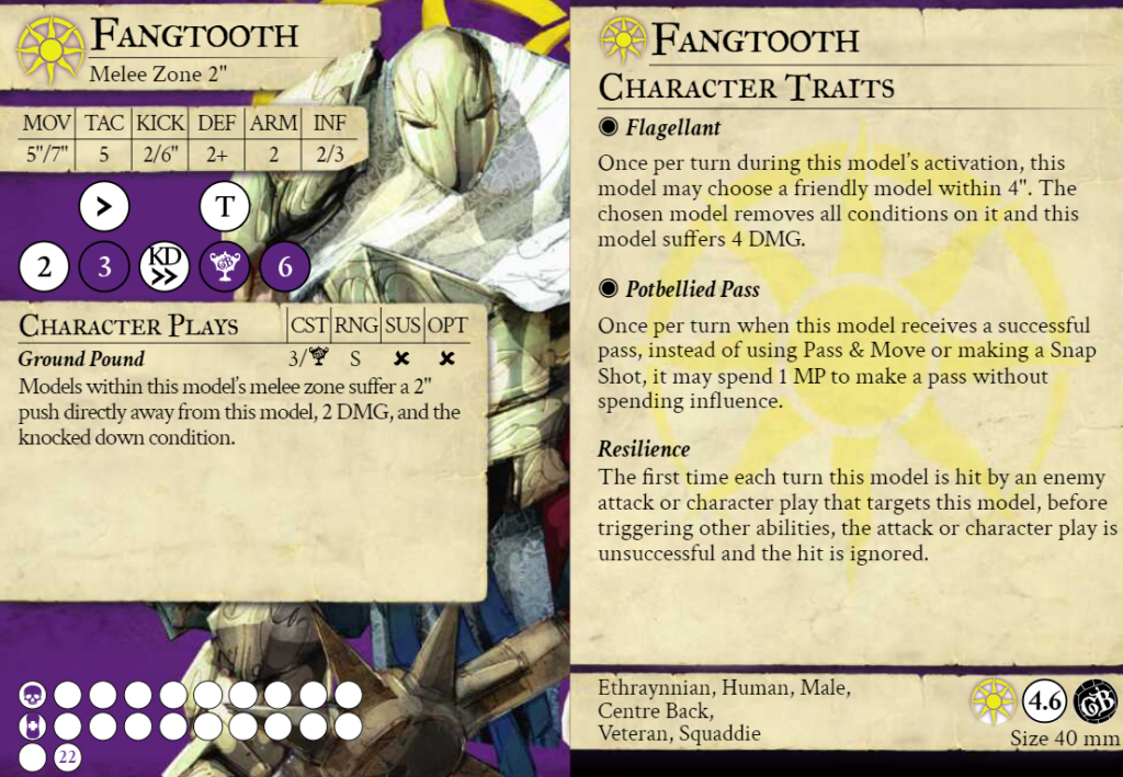 Ethraynne – Homeland Spotlight – Guild Ball Bench