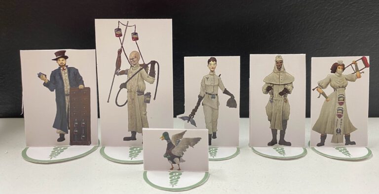 Anatomists printable standees – Guild Ball Bench